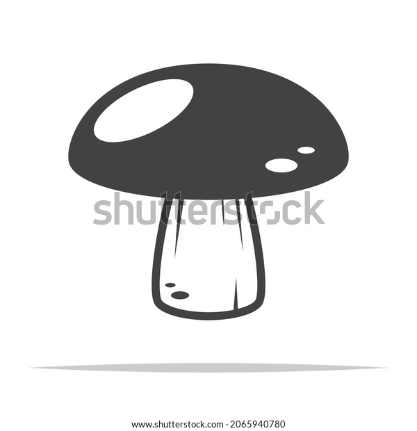 Mushroom Icon Transparent Vector Isolated Stock Vector (Royalty Free ...