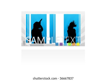 Bast, logo de Bastet, símbolo egipcio: vector de stock (libre de ...