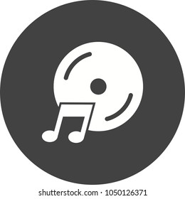 Music Cd Icon Stock Vector (Royalty Free) 1050126371 | Shutterstock