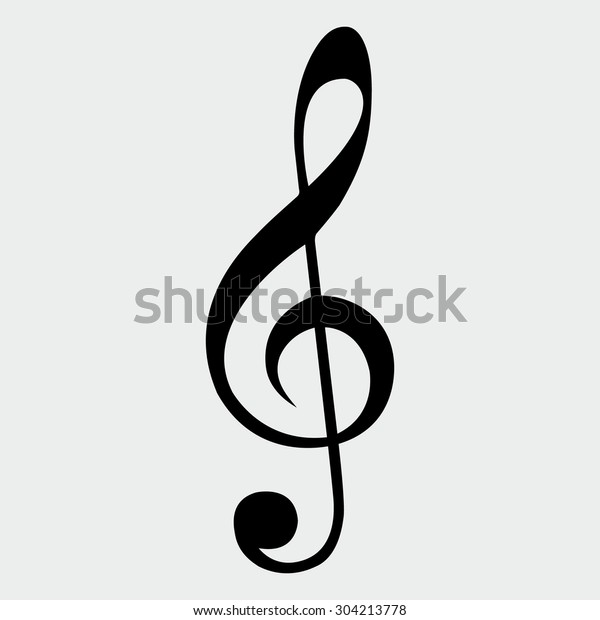Music Clef Stock Vector (Royalty Free) 304213778
