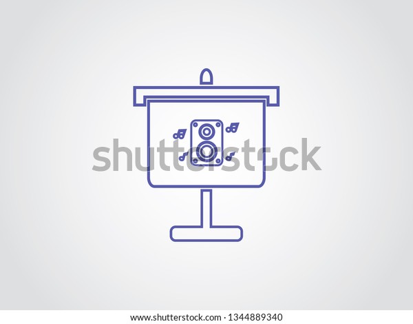 Music Concert Presentations Outline Stock Vector (Royalty Free ...