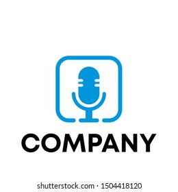 Voice Square Logo Vector Stock Vector (Royalty Free) 1409163872 ...