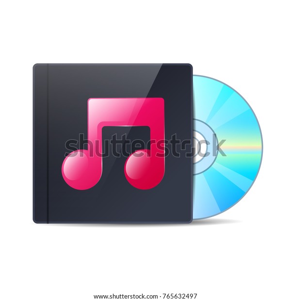 Music Disc Cover Vector Stock Vector (Royalty Free) 765632497 ...