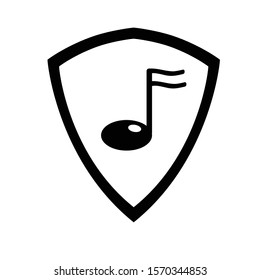 Music Guard Logo Letter Vector Illustration Stock Vector (Royalty Free ...