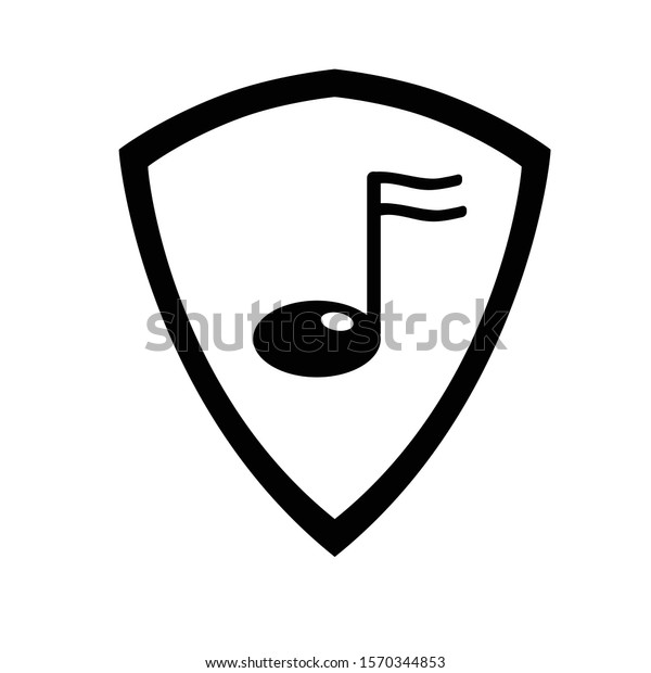 Music Guard Logo Letter Vector Illustration Stock Vector (Royalty Free ...