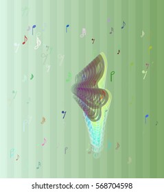 Music Icon Texture Stock Vector (Royalty Free) 568704598 | Shutterstock