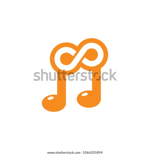 Music Infinity Logo Icon Design Stock Vector (Royalty Free) 1066205894