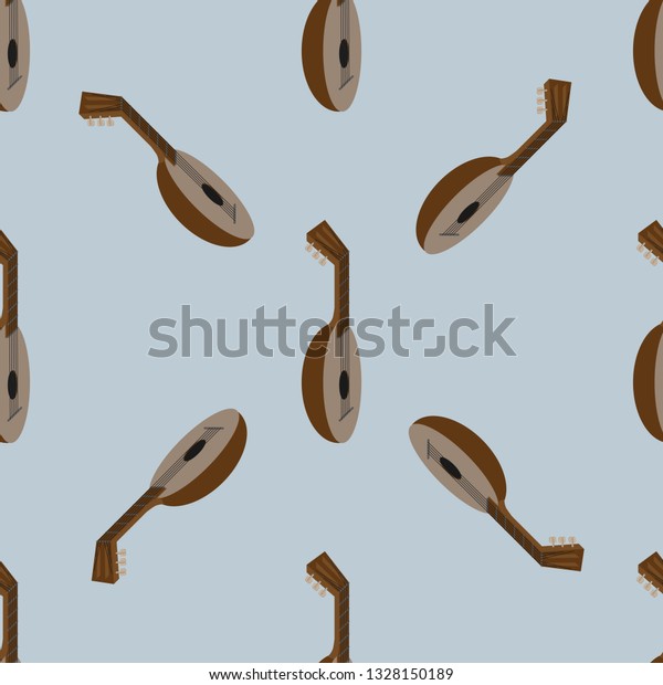 Music Instrument Mandola Isolated Vector Illustration Stock Vector ...