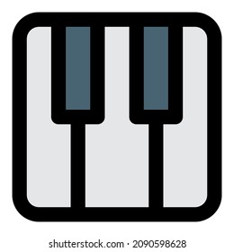 Music Keyboard Layout Multiple Sound Effects Stock Vector (Royalty Free ...