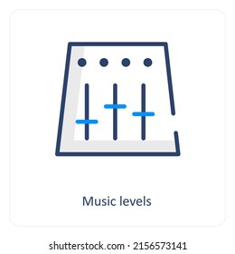 Music Levels Equalizer Icon Concept Stock Vector (Royalty Free ...