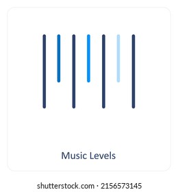 Music Levels Equalizer Icon Concept Stock Vector (Royalty Free ...