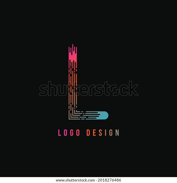Music Logo Letter L Music Note Stock Vector (Royalty Free) 2018276486 ...