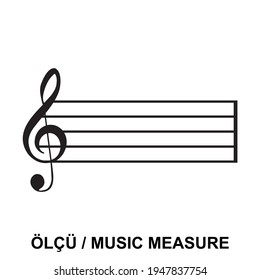 Music Note Measure Musical Notes Stock Vector (Royalty Free) 1947837754 ...