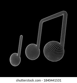 Music Note Mensural Musical Notation Note: เวกเตอร์สต็อก (ปลอดค่า ...