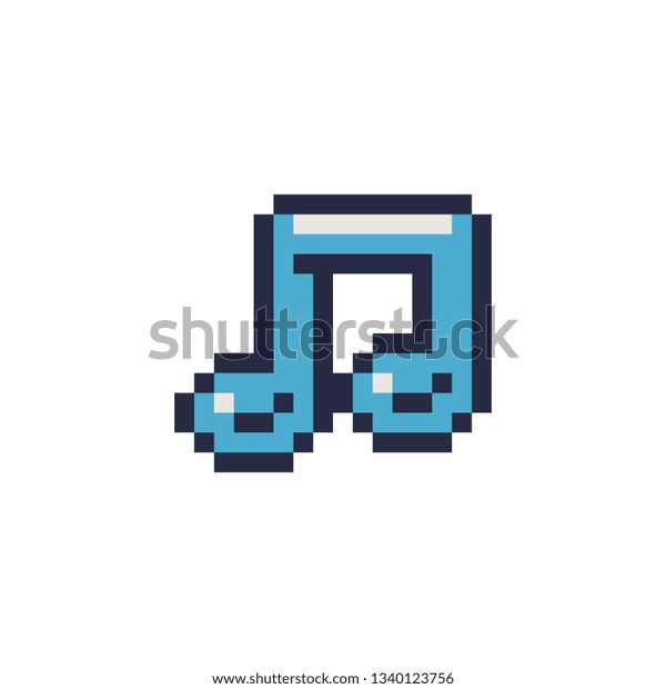 Music note pixel art style icon element design for logo mobile app, web ...