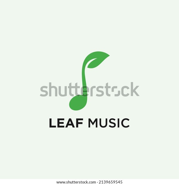 Music Note Plant Seeds Logo Design Stock Vector (Royalty Free ...