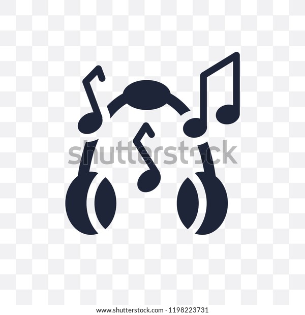 Music Note Transparent Icon Music Note Stock Vector (Royalty Free ...