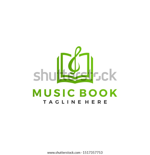 Music Notes Book Logo Template Stock Vector (Royalty Free) 1517357753 ...