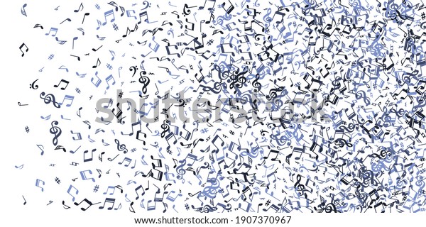 Music Notes Cartoon Vector Illustration Song Stock Vector (Royalty Free ...