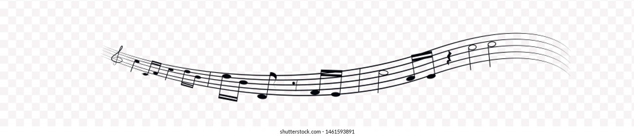 Music Notes Symbols Isolated Vector Illustration Stock Vector (Royalty ...