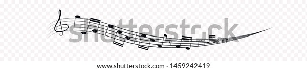 Music Notes Symbols Isolated Vector Illustration 库存矢量图（免版税）1459242419 ...