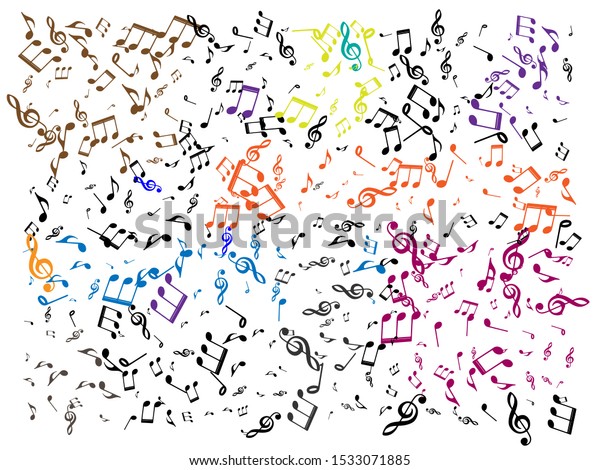 Music Notes Symbols Vector Illustration Stock Vector (Royalty Free ...