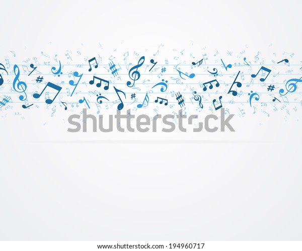 Music Notes Vector Background Eps 10 Stock Vector (Royalty Free ...