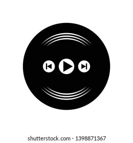 Music Play Button Icon Vector Stock Vector (Royalty Free) 1398871367 ...