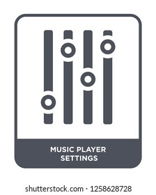 Music Player Settings Icon Vector On Stock Vector (Royalty Free ...