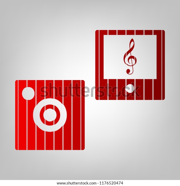 Music Player Sign Illustration Vector Vertically Stock Vector (Royalty ...