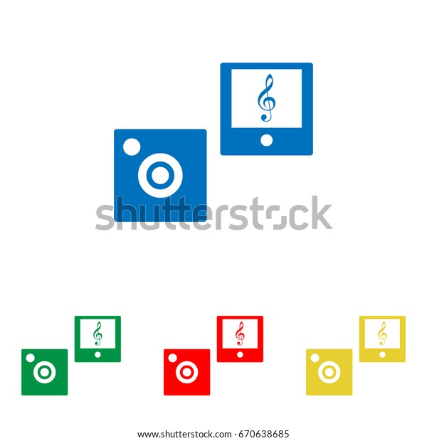 Music Player Sign Illustration Vector Big Stock Vector (Royalty Free ...