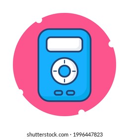 Music Player Vector Icon Portable Music Stock Vector (Royalty Free ...
