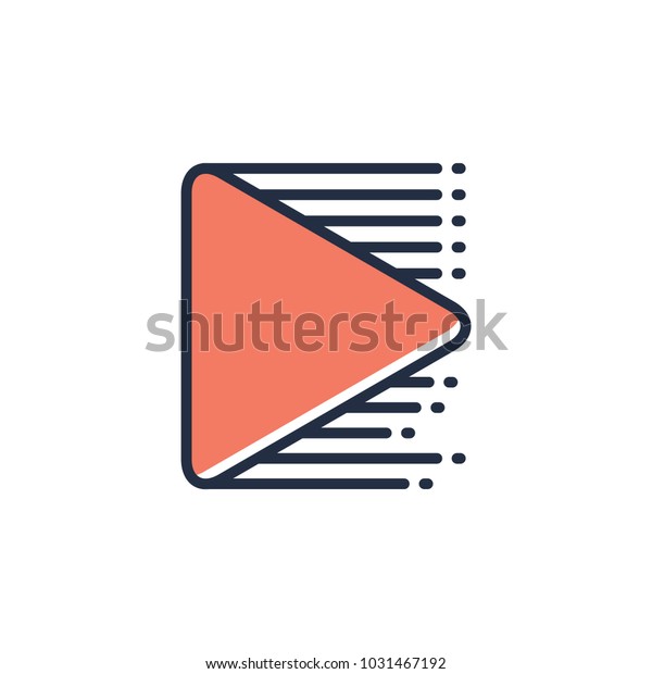 Music playlist logo vector isolated, suitable for your musical logo