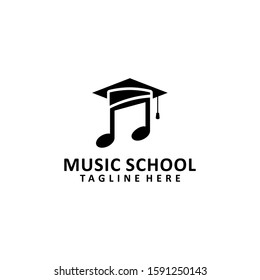 Music School Logo Design Vector Stock Vector (Royalty Free) 1591250143 ...