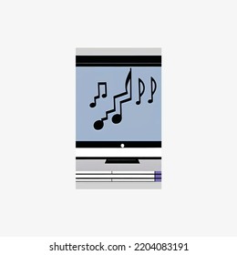 Music Streaming Control Panel Check Eps Stock Vector (Royalty Free ...