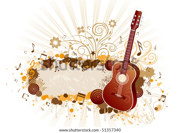 Music Themed Design Element Stock Vector (Royalty Free) 51357340 ...