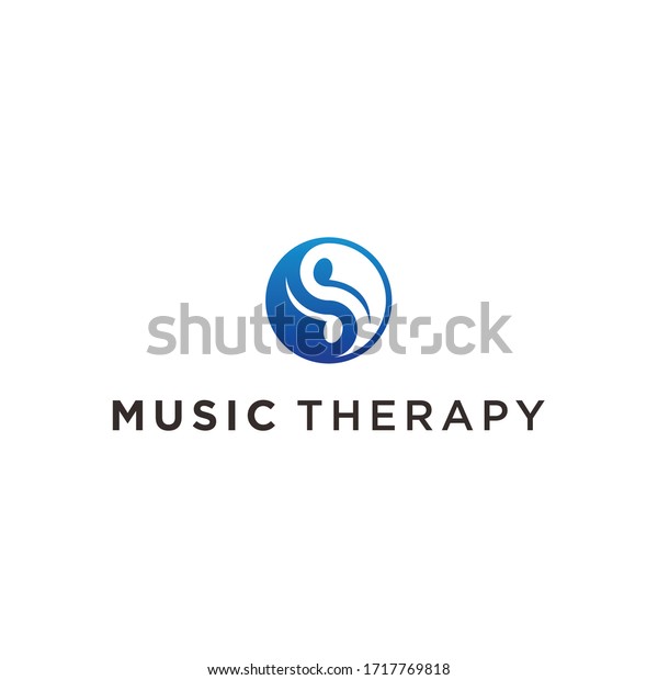 Music Therapy Logo Icon Vector Designs Stock Vector (Royalty Free ...