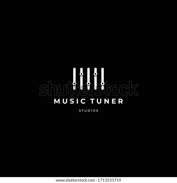 Music Tuner Vector Illustration Audio Mixer Stock Vector (Royalty Free ...