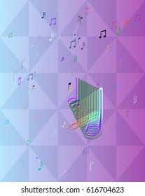 Musical Note Art Design Stock Vector (Royalty Free) 616704623 ...