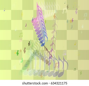 Musical Note Design Idea Stock Vector (Royalty Free) 634321175 ...