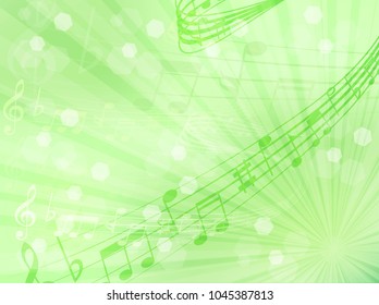 Fresh Green Sky Note Background Stock Vector (Royalty Free) 558820183
