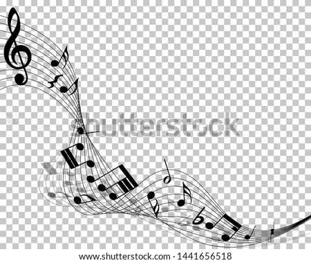 Music Notes Transparent | Free download on ClipArtMag