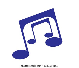 Musical Notes Icon Modern Minimal Flat Stock Vector (Royalty Free ...