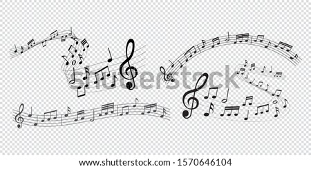 Musical Notes Transparent Background | Free download on ClipArtMag