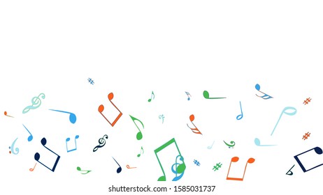 Musical Signs Modern Background Notes Vector Stock Vector (Royalty Free ...