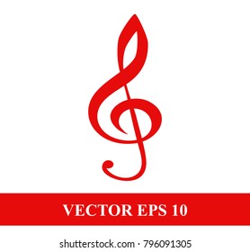 Musical Symbols Musical Notes Treble Clef Stock Vector (Royalty Free ...