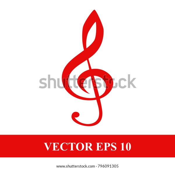 Musical Symbols Musical Notes Treble Clef Stock Vector (Royalty Free ...