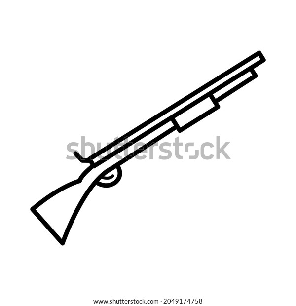 Musket Icon Trendy Vector Design Illustration Stock Vector (Royalty ...