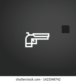 Musket Vector Icon Musket Concept Stroke Stock Vector (Royalty Free ...