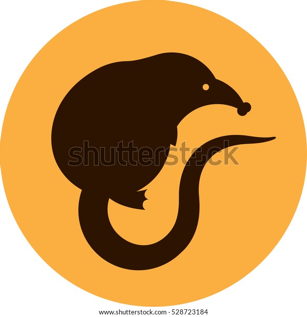 Muskrat Desman Sign Vector Stock Vector (Royalty Free) 528723184 ...